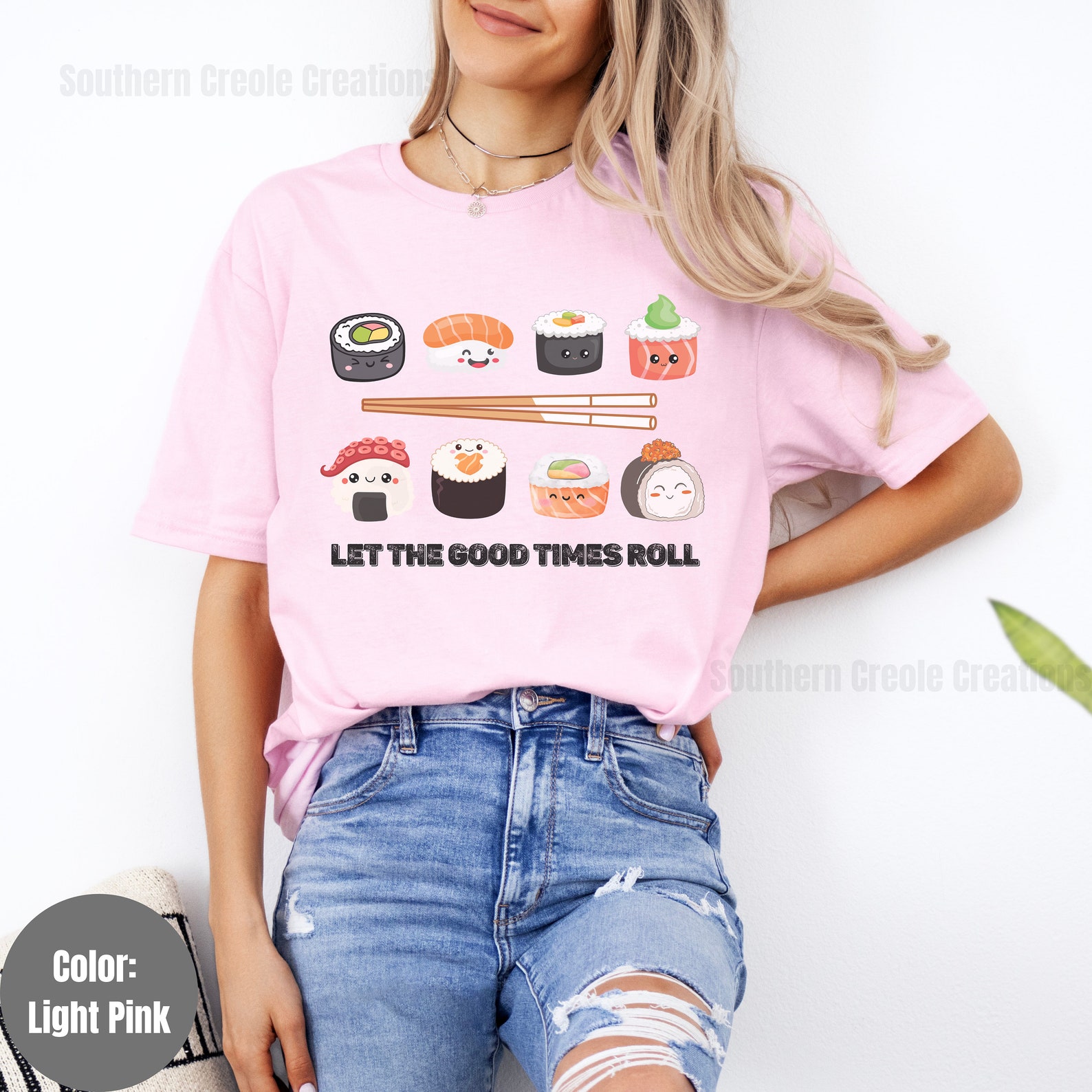 Sushi Shirt, Cute Sushi Shirt, Food Lover Shirt, Japanese Food Shirt ...
