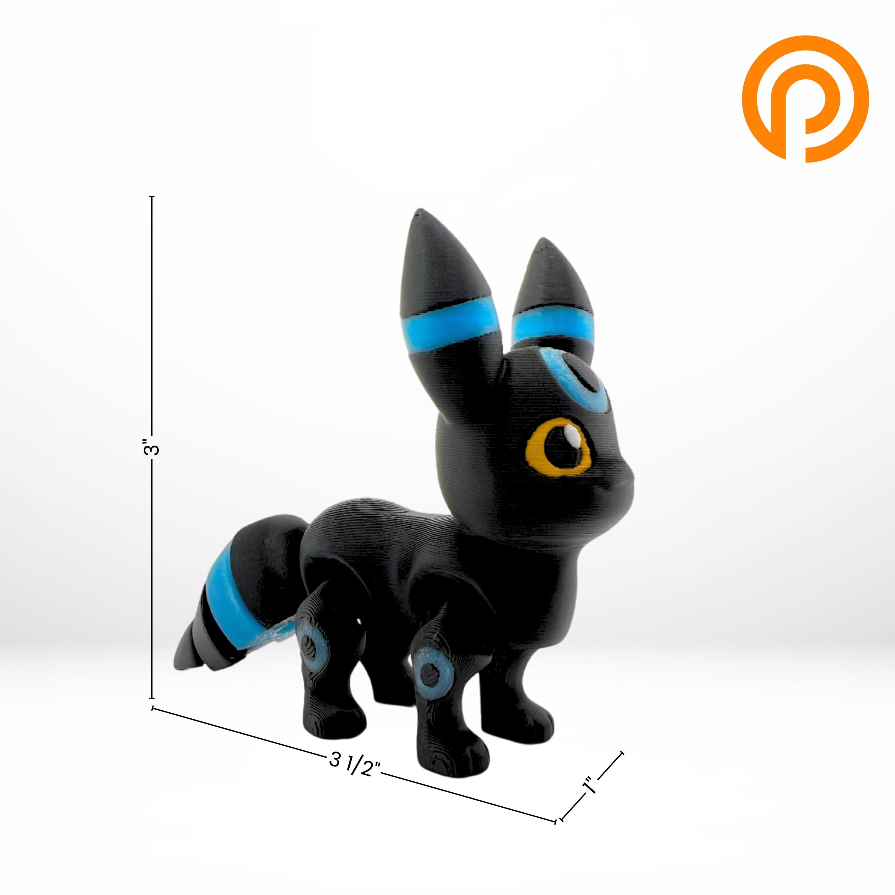 Glowing Umbreon Pokemon Fidget Toy, Shiny Glow in the Dark Pokemon Gift ...