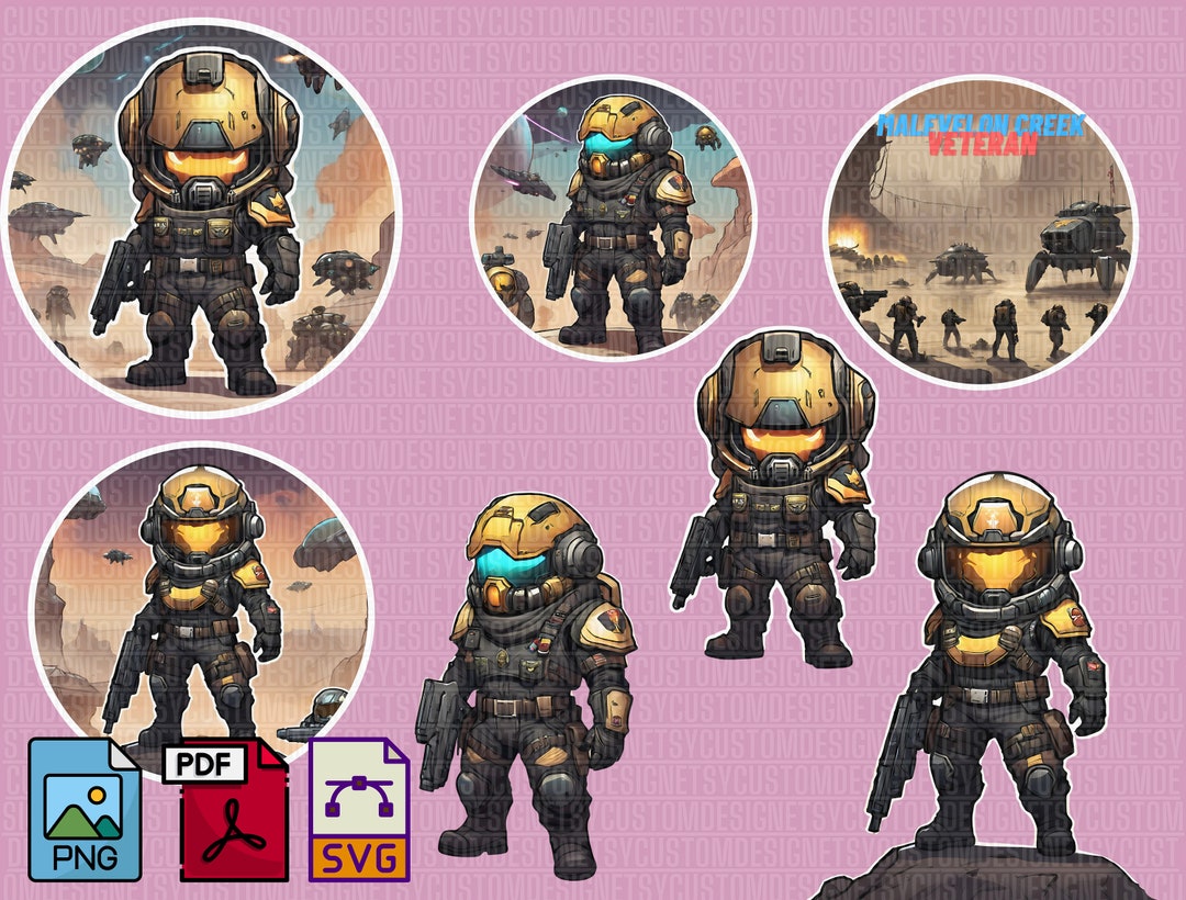 Helldivers 2 Bundle, Helldivers 2 SVG, Gamer SVG, Clipart Svg, Game Art ...