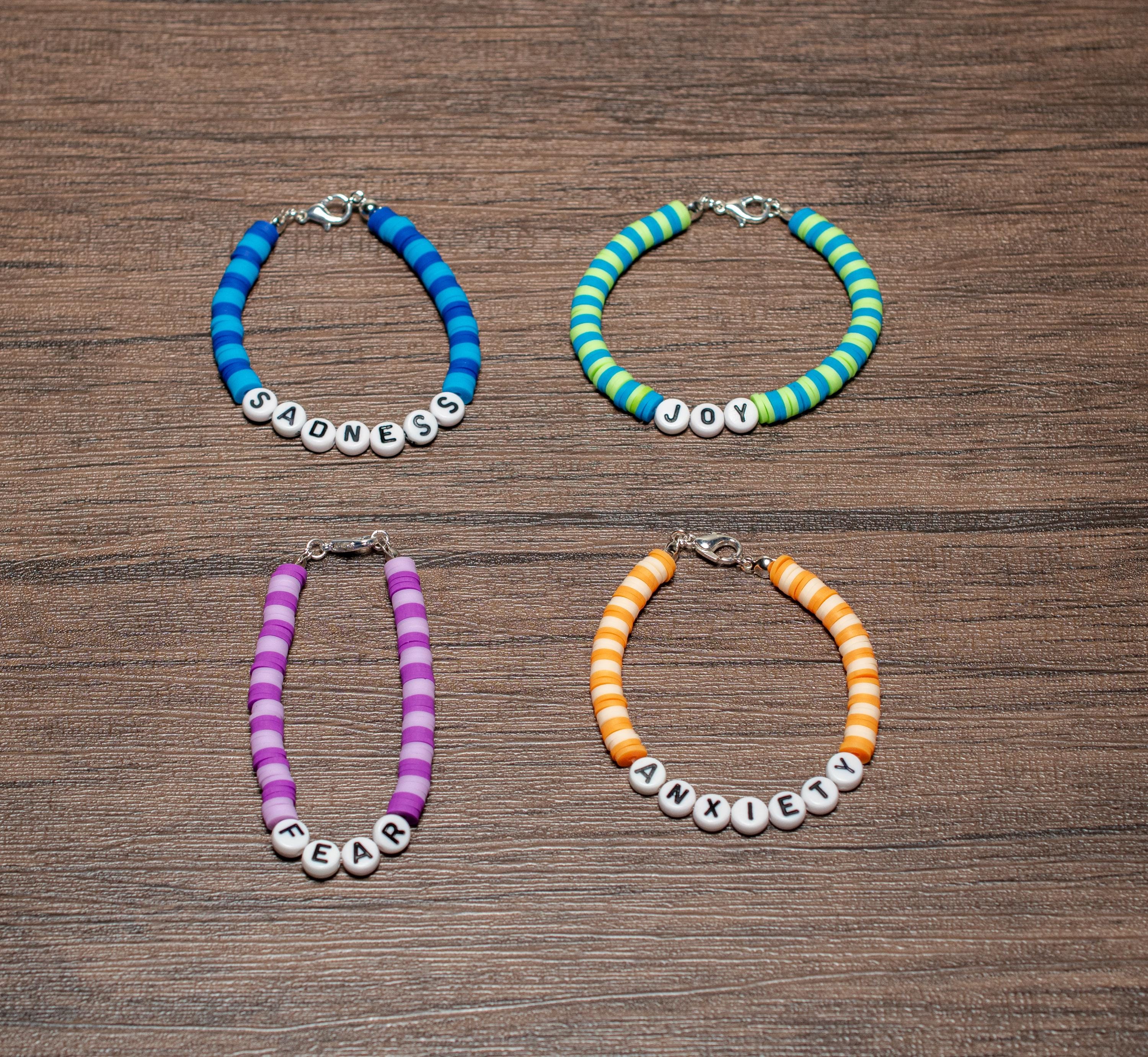 Emotions Movie Beaded Elastic Friendship Bracelets - Etsy