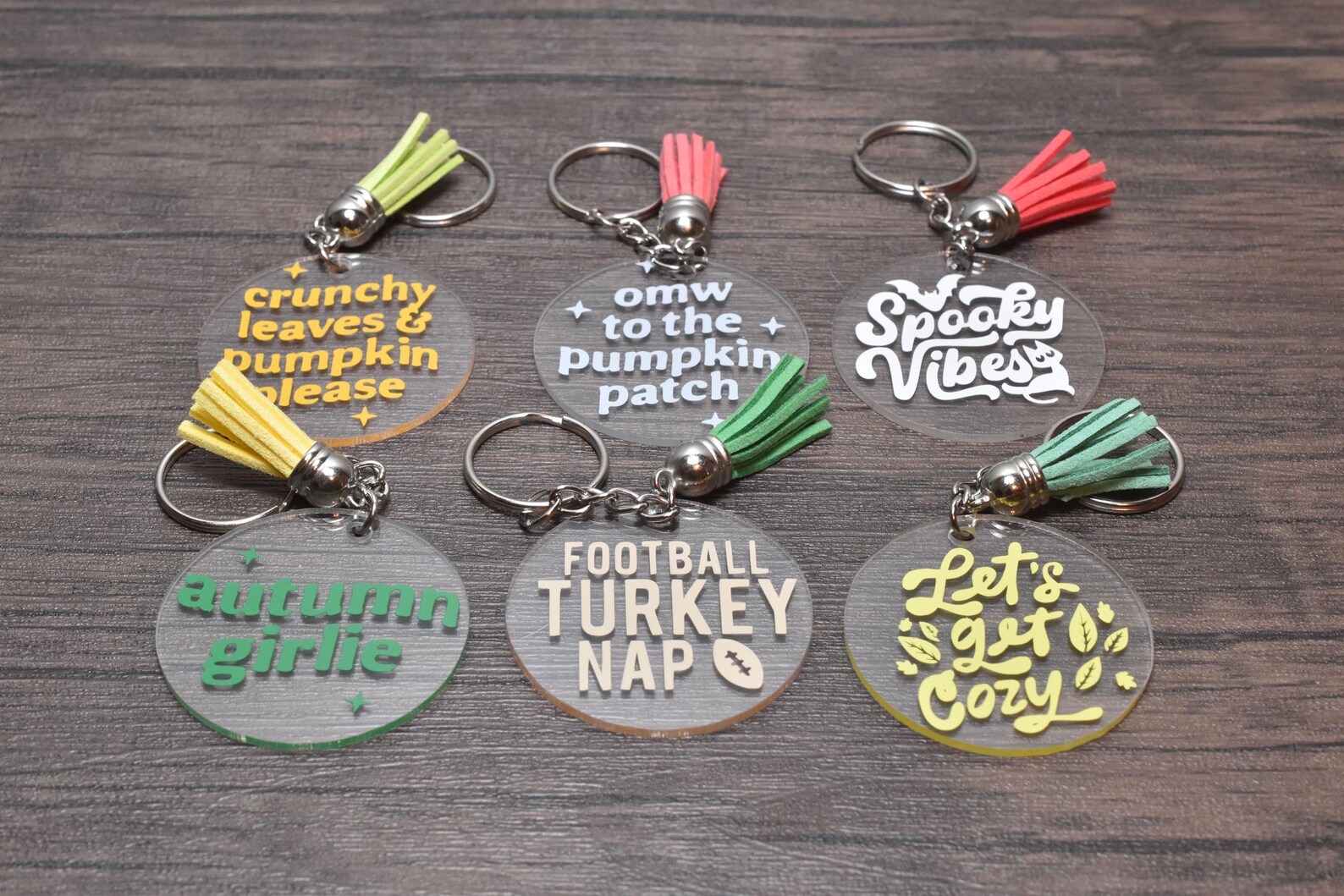 Fall Keychains for Everyone - Etsy