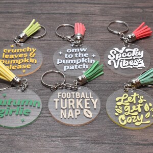 Fall Keychains for Everyone - Etsy