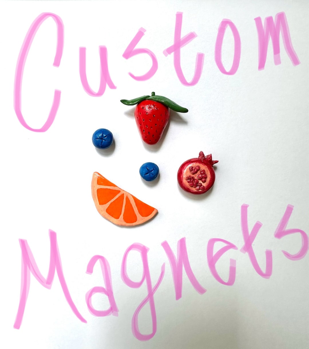 Custom Clay Magnets Made-to-order Miniature Clay Sculptures for ...