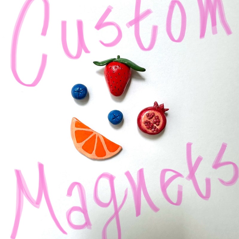 Clay Magnets - Etsy