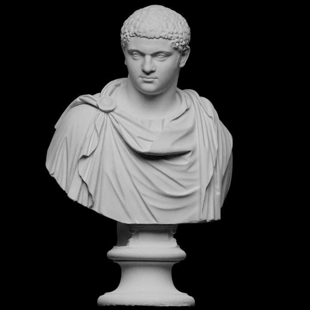 Bust of Geta | Tragic Roman Emperor Historical Art | Unpainted DIY ...