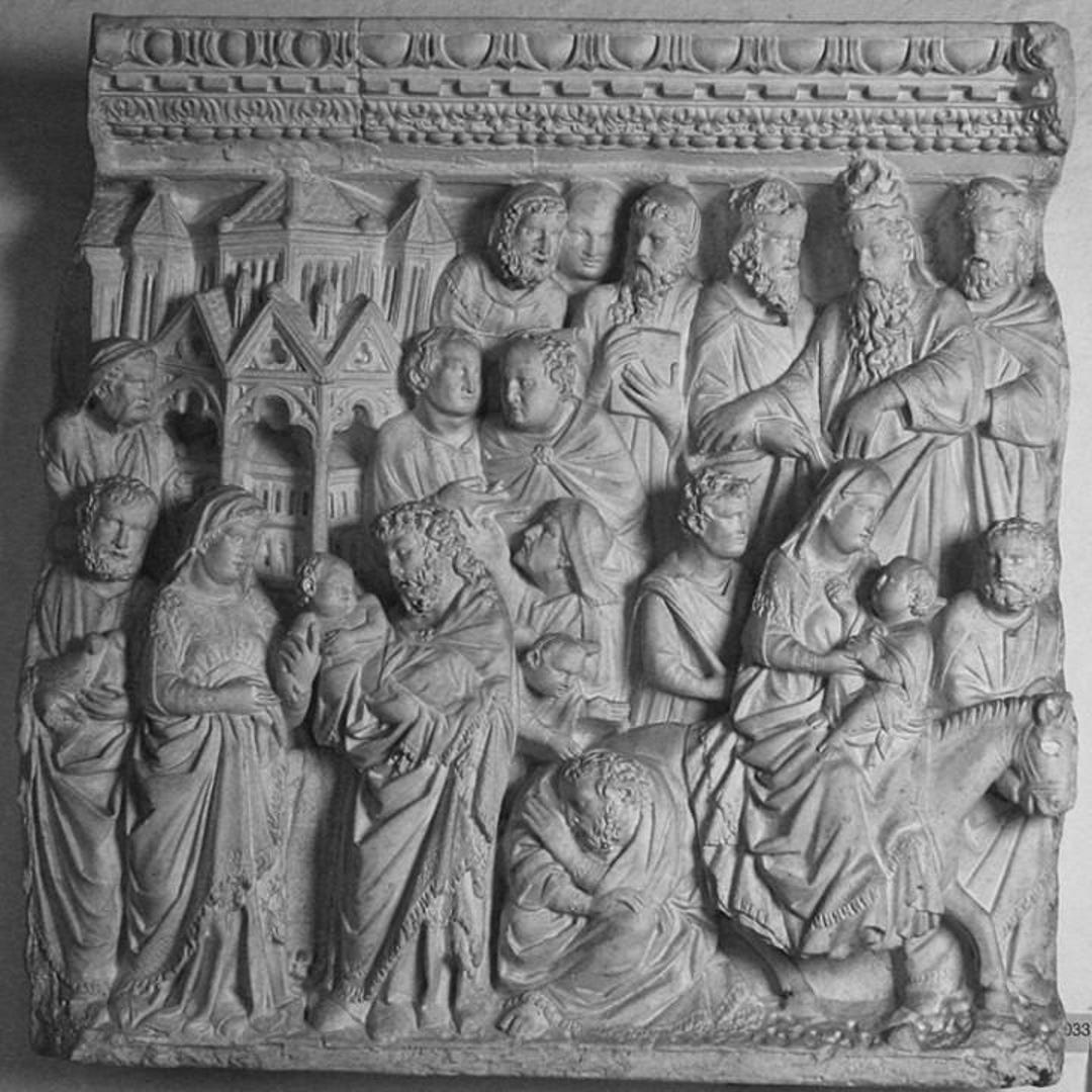 Unpainted Resin Biblical Statue: Presentation in Temple & Flight Into ...