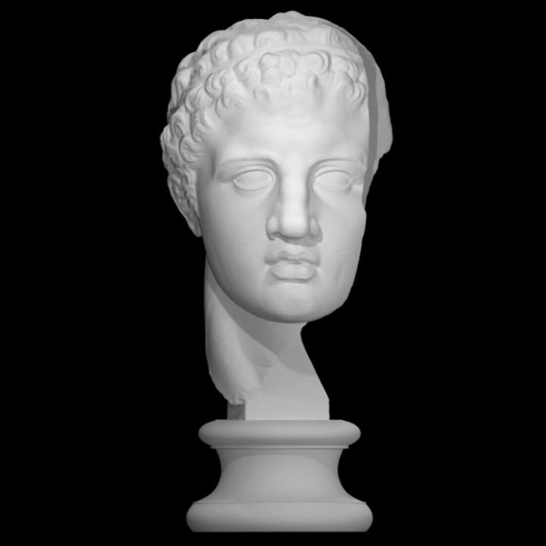 Unpainted Hercules Head Sculpture: 12K Resin DIY Figurine - Etsy