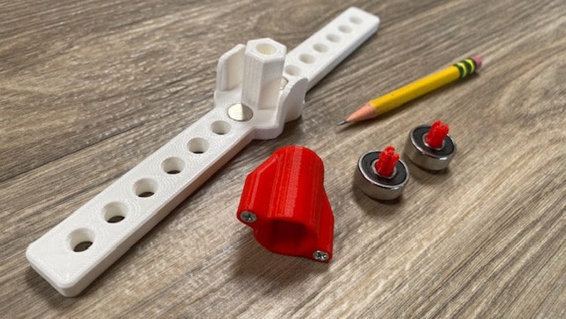 Centerline Marking Tool for Woodworking With Magnetic Pencil Control ...