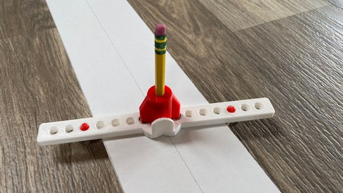 Centerline Marking Tool for Woodworking With Magnetic Pencil Control ...