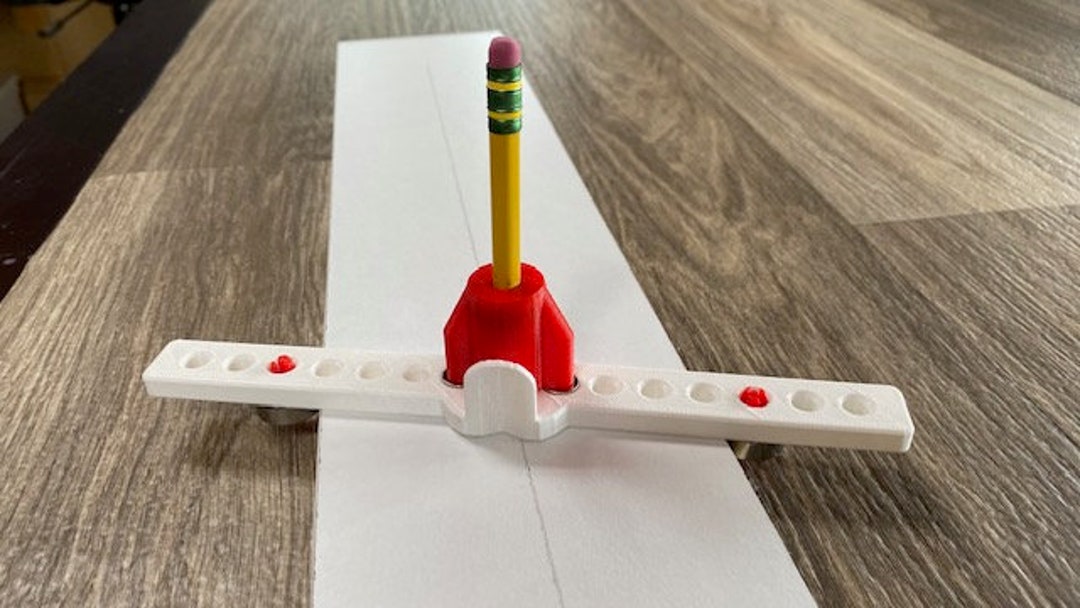 Centerline Marking Tool for Woodworking With Magnetic Pencil Control ...