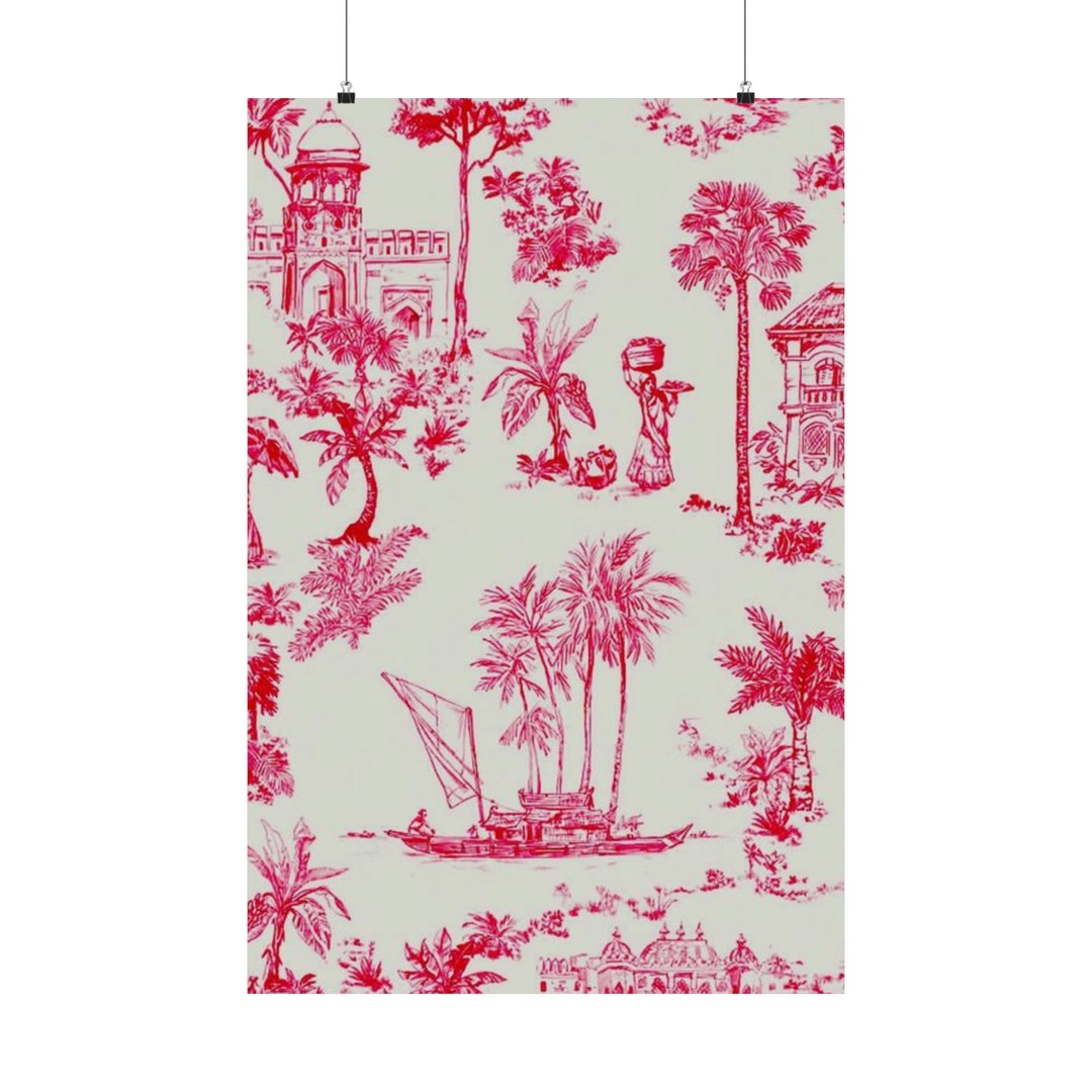 Pink Beach Poster - Etsy