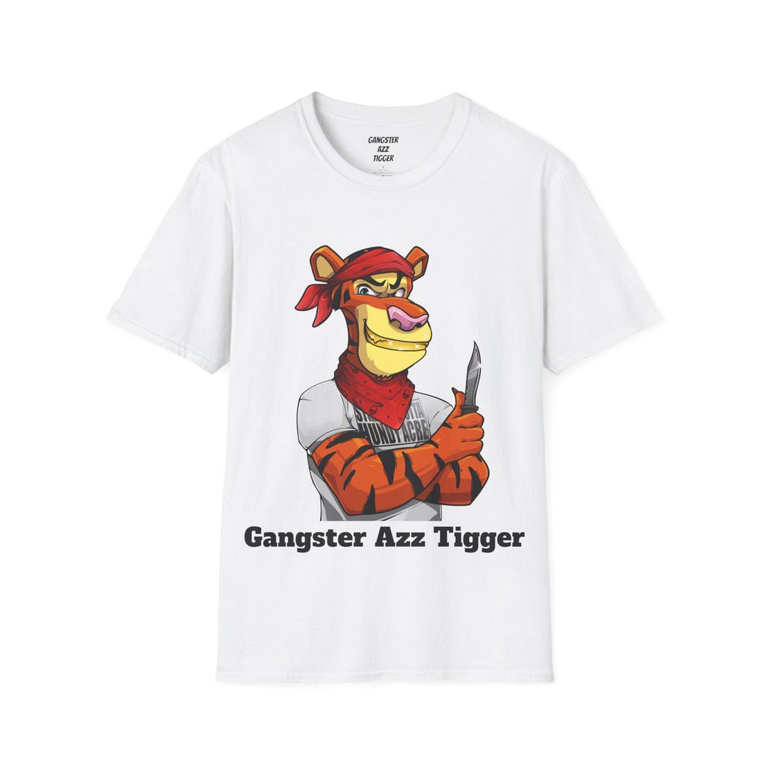 Gangster A** Tigger Number 71 T-shirt - Etsy