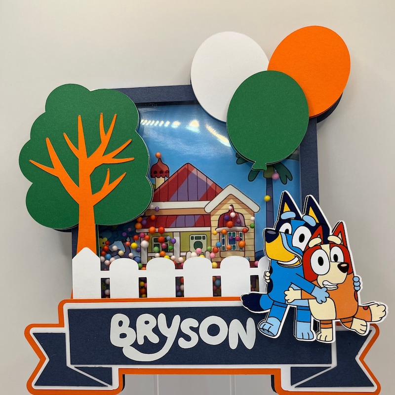 Bluey Cake Topper - Etsy