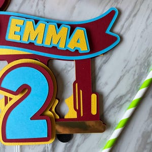 Customized Trolley Topper Toddler Cake Topper Trolley With Name and Age ...