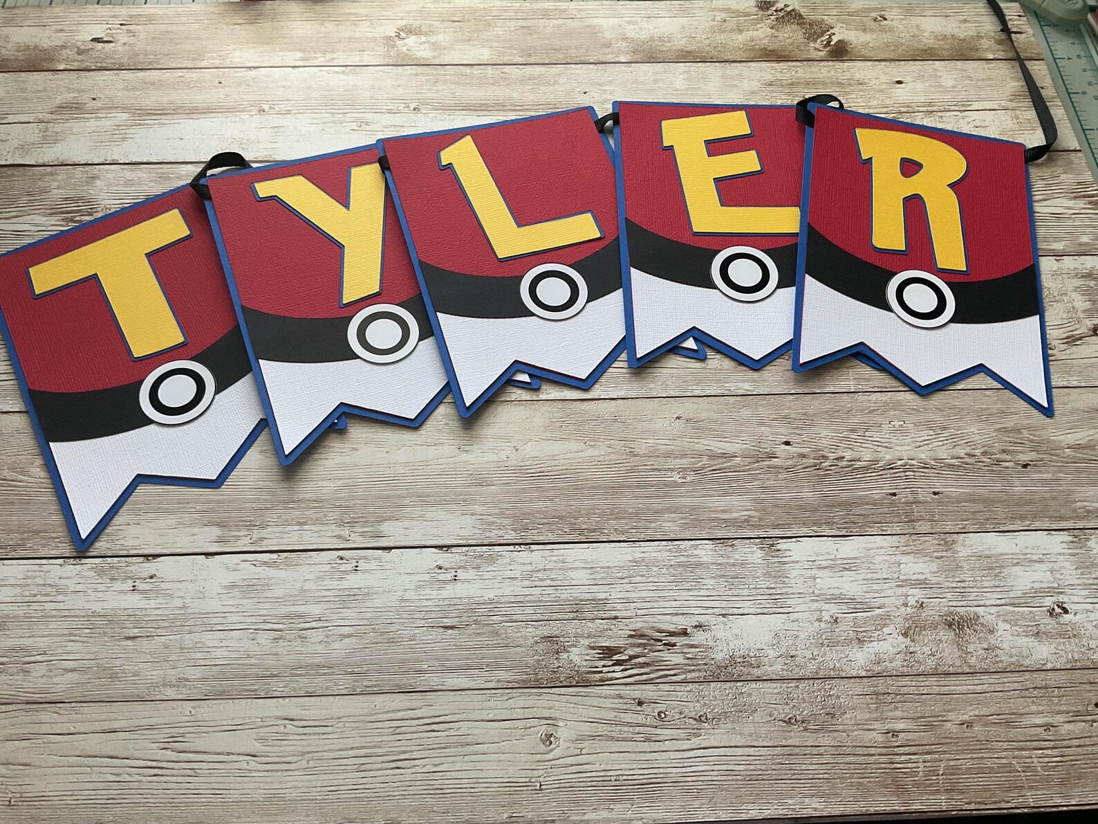 Banner de Pokémon personalizado: Banner resistente hecho a mano para ...