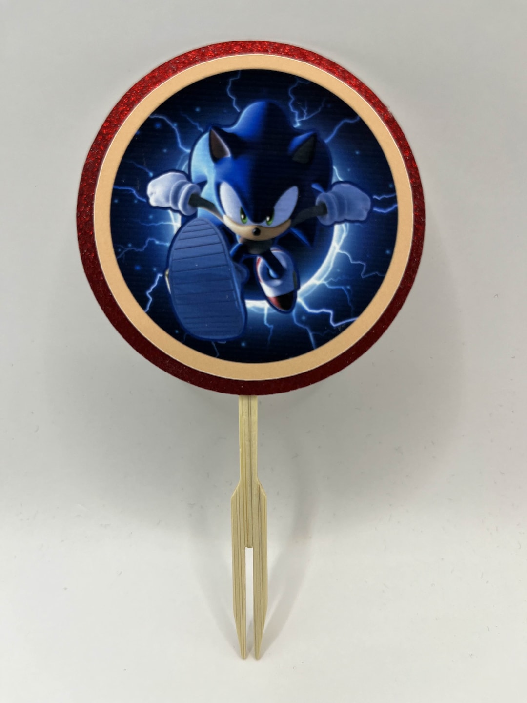 Sonic Cupcake Toppers- Sonic Hedgehog Toppers-sonic Party-sonic ...