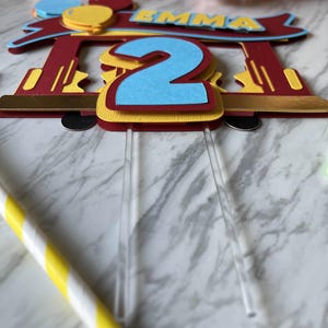 Customized Trolley Topper- Toddler Cake Topper- Trolley With Name and ...