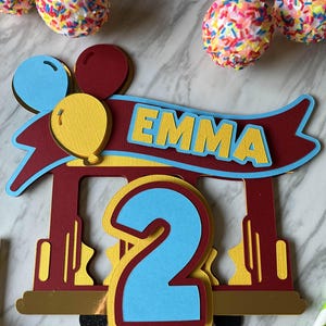 Customized Trolley Topper Toddler Cake Topper Trolley With Name and Age ...