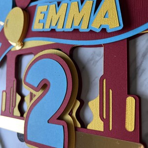 Customized Trolley Topper- Toddler Cake Topper- Trolley With Name and ...