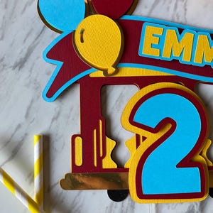 Customized Trolley Topper- Toddler Cake Topper- Trolley With Name and ...