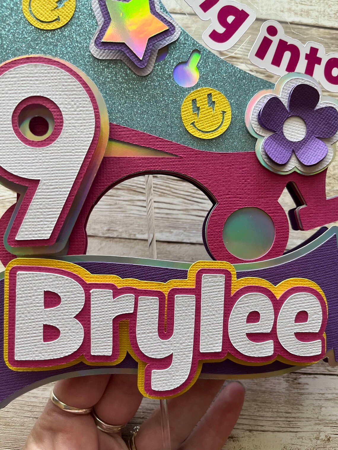 Rolling Into or Skating Into Cake Topper. - Etsy