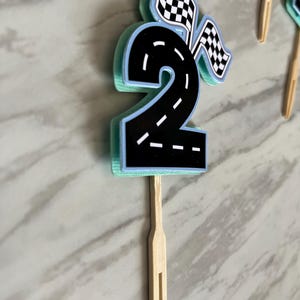 TWO FAST Cupcake Toppers: Handmade Party Decorations, 2.5" - Etsy