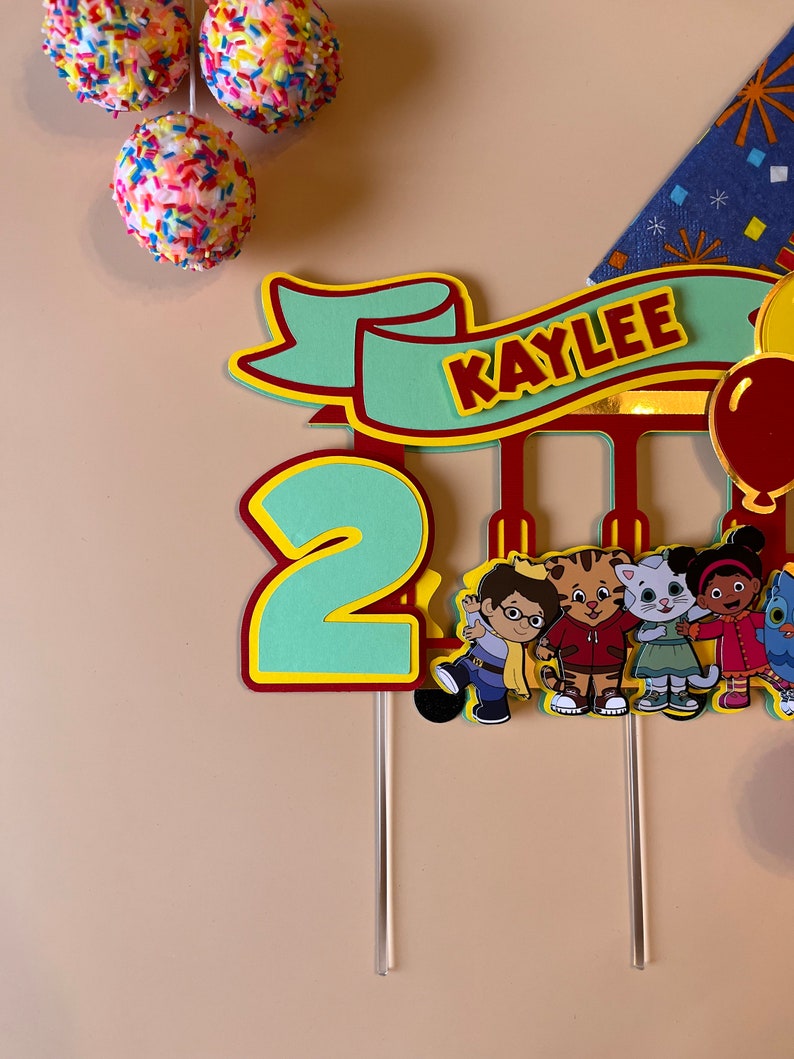 Custom Daniel Neighborhood Topper-daniel the Tiger and Friends Daniel ...