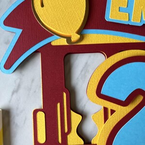 Customized Trolley Topper- Toddler Cake Topper- Trolley With Name and ...