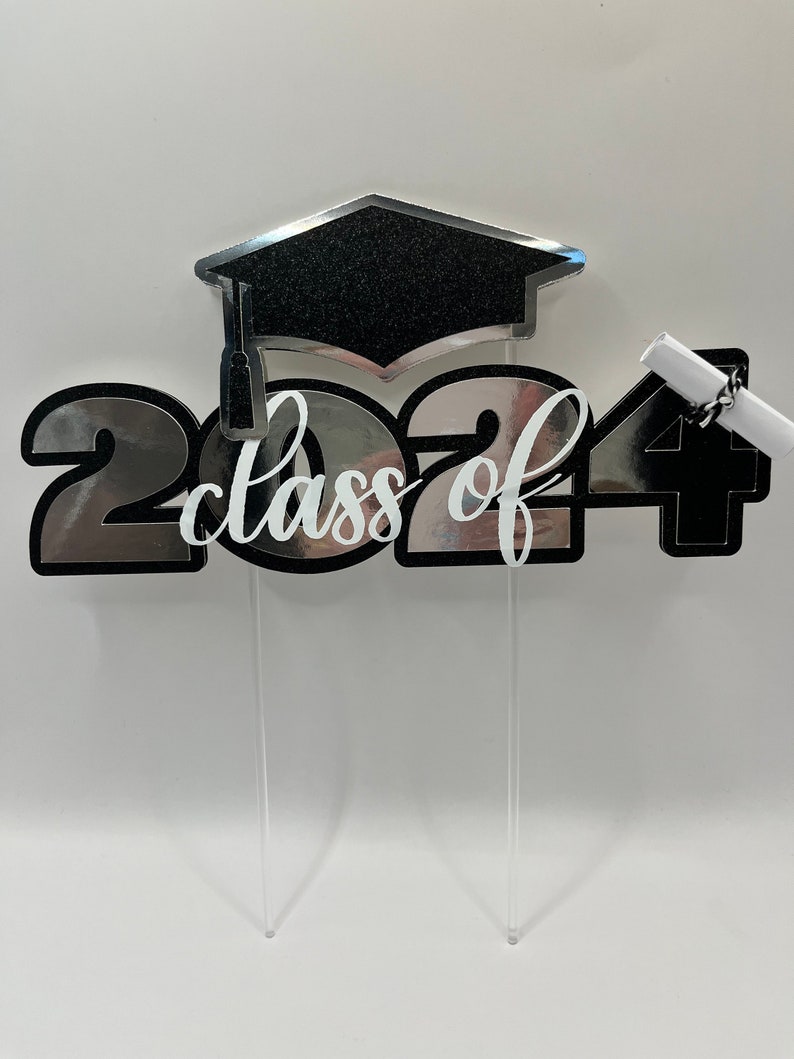 Graduation Cake Topper Graduation Stuff Graduation Theme 2024 Grad 2024 ...
