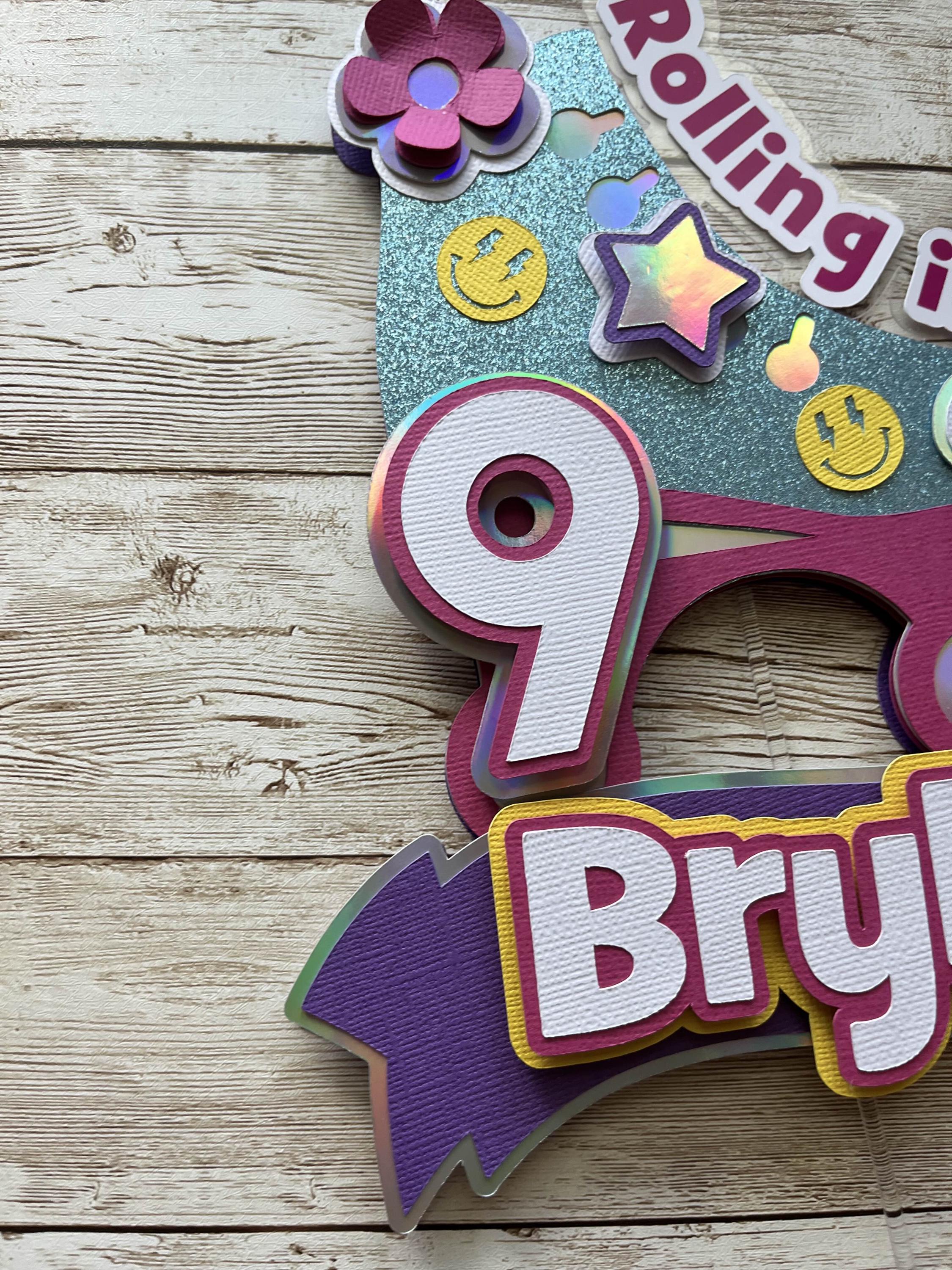 Rolling Into or Skating Into Cake Topper. - Etsy