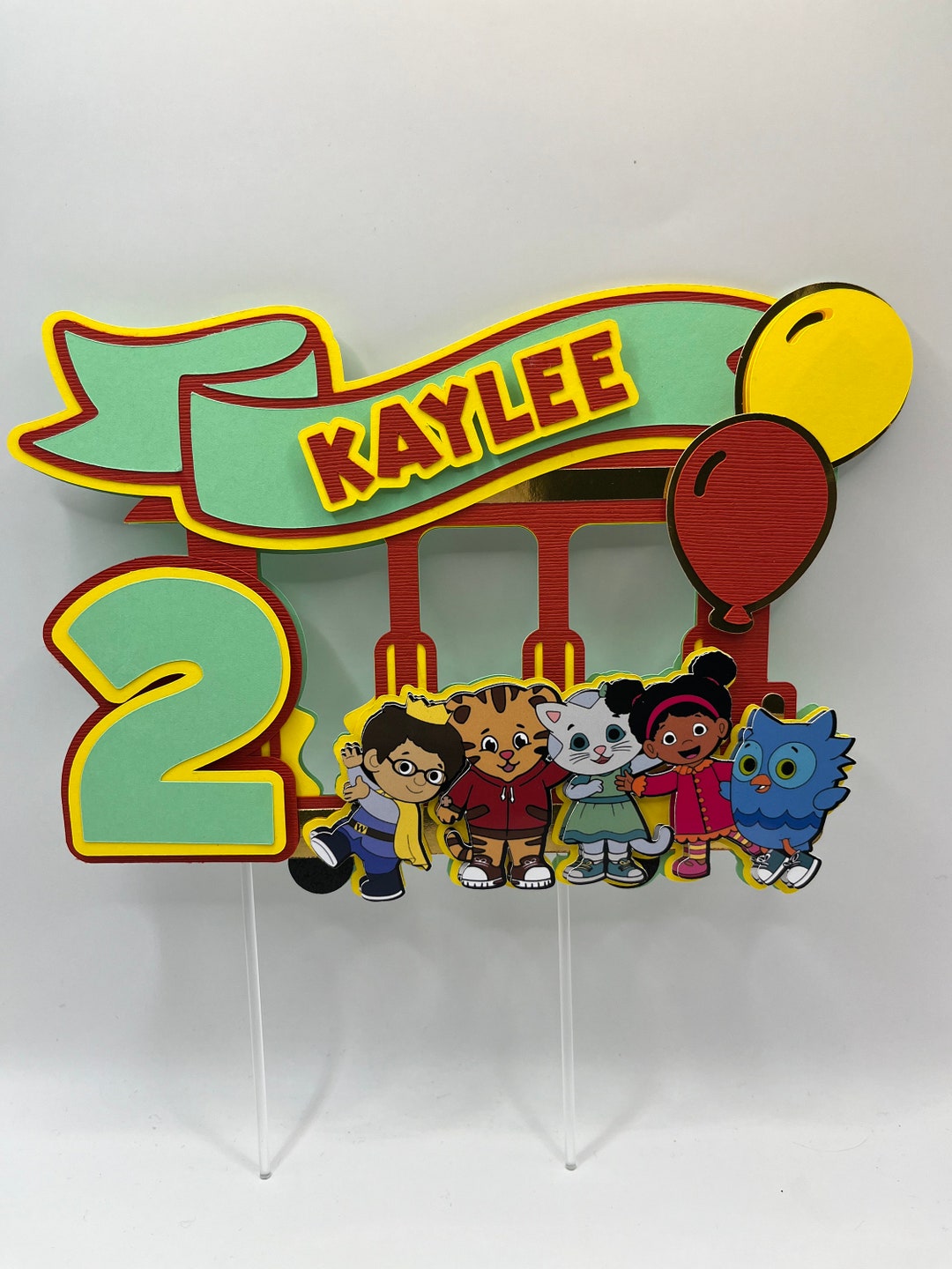 Custom Daniel Neighborhood Topper-daniel the Tiger and Friends Daniel ...