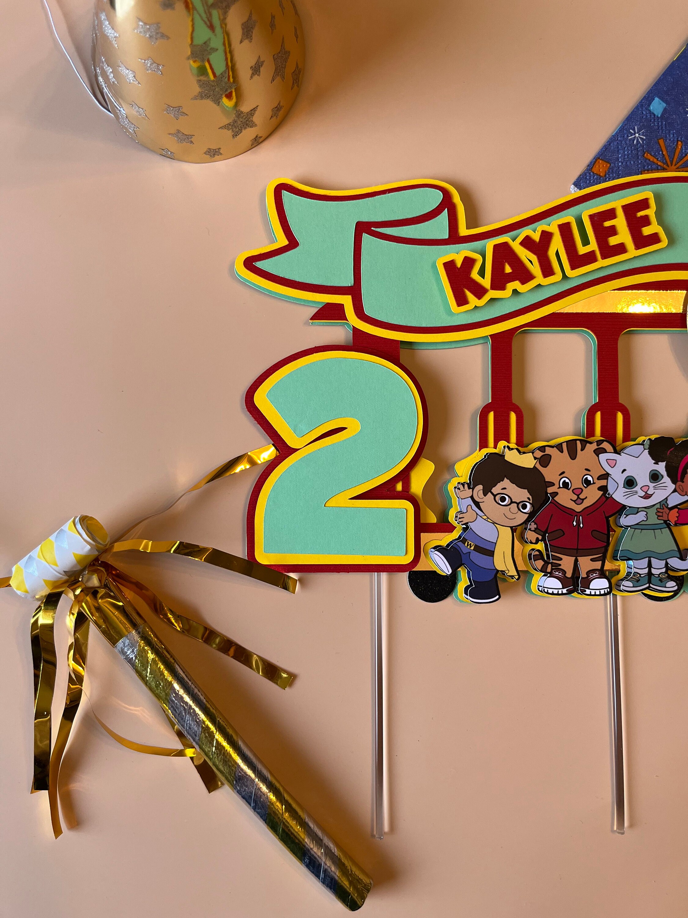 Custom Daniel Neighborhood Topper-daniel the Tiger and Friends Daniel ...