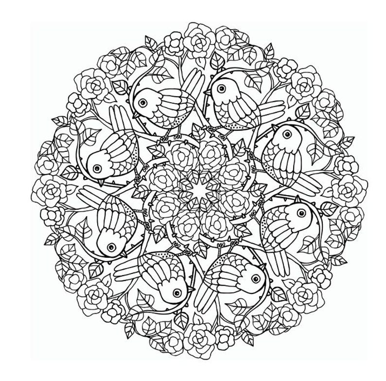 MANDALA 100 Coloring Book A4 Size Printable PDF - Etsy
