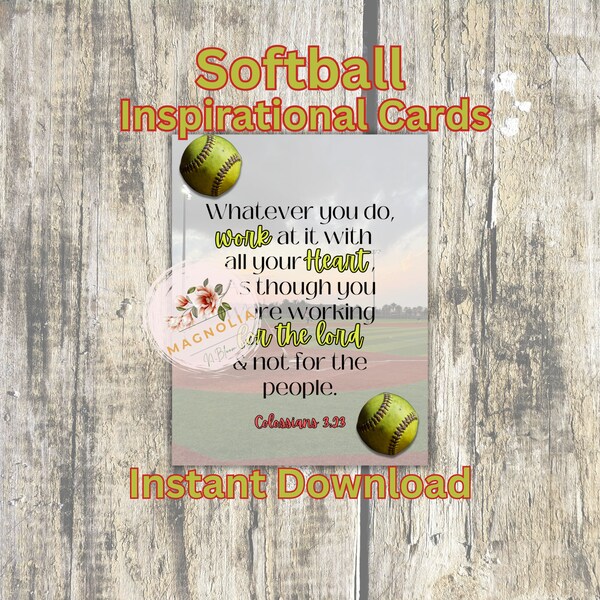 Softball Quote - Etsy