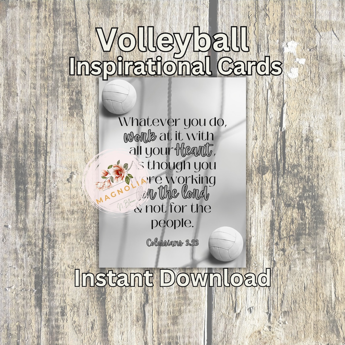 Volleyball Printable, Volleyball Inspirational Quote, Volleyball ...