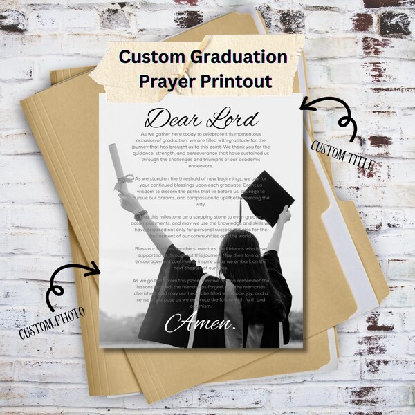 Graduation Prayer - Etsy