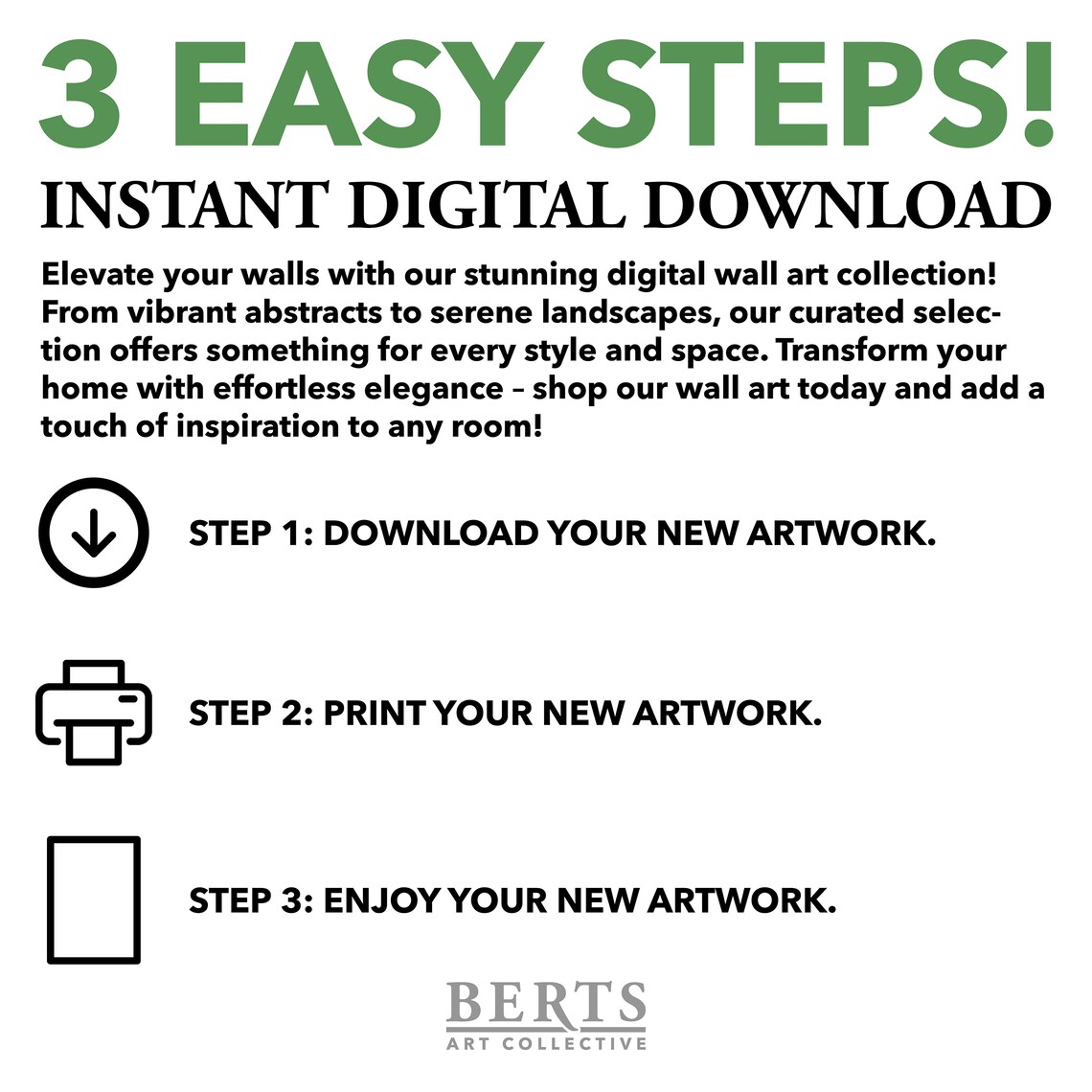 Golf Poster Printable Wall Art Digital Download Golf Downloadable Art ...