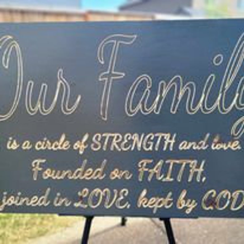 Our Family Sign - Etsy