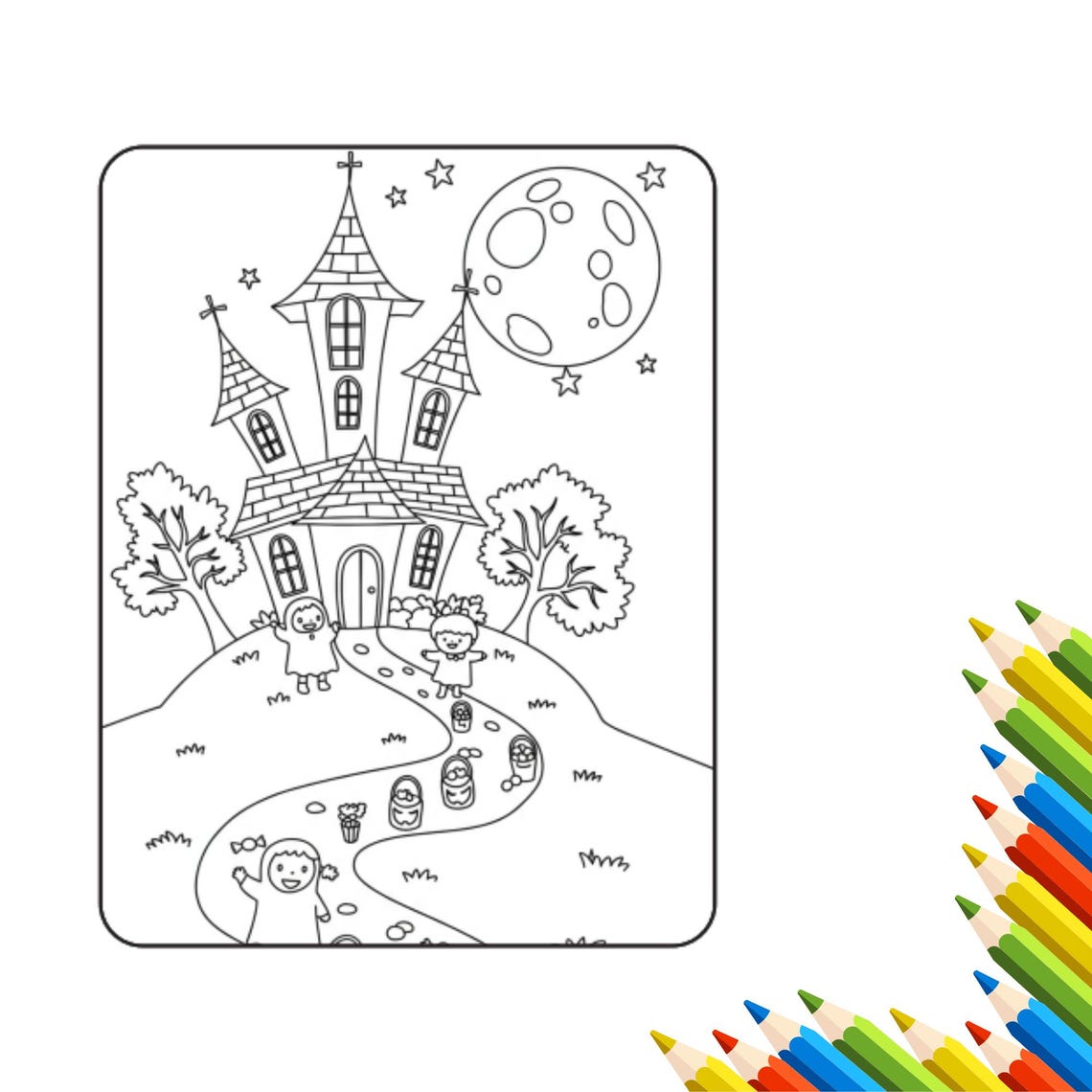 Halloween Coloring Pages | Spooky Printable Activity Sheets | Kids ...