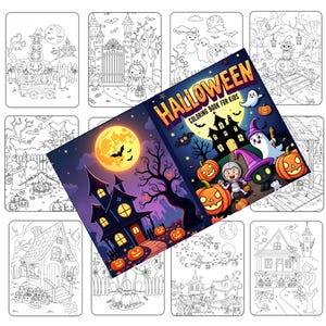 Halloween Coloring Pages | Spooky Printable Activity Sheets | Kids ...