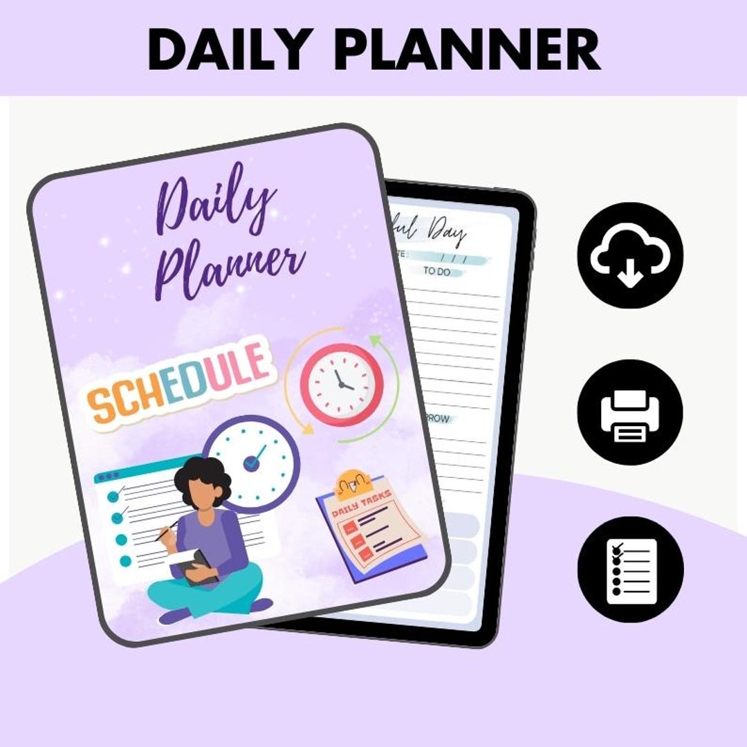 Daily Planner / to Do List / Task Tracker / Productivity Planner ...