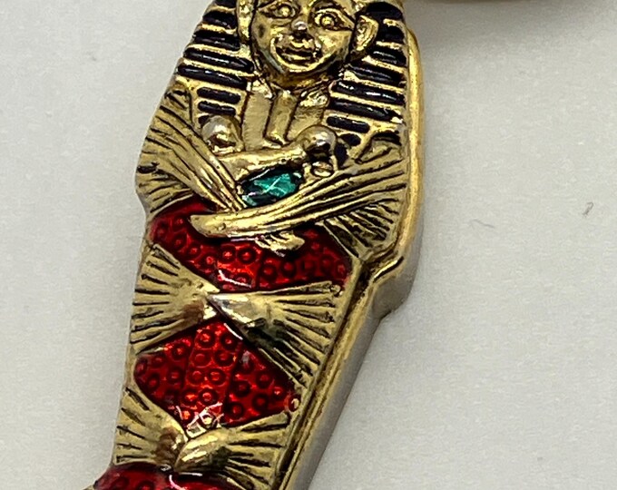 Cool Vintage Mummy Sarcophagus Charm - Etsy
