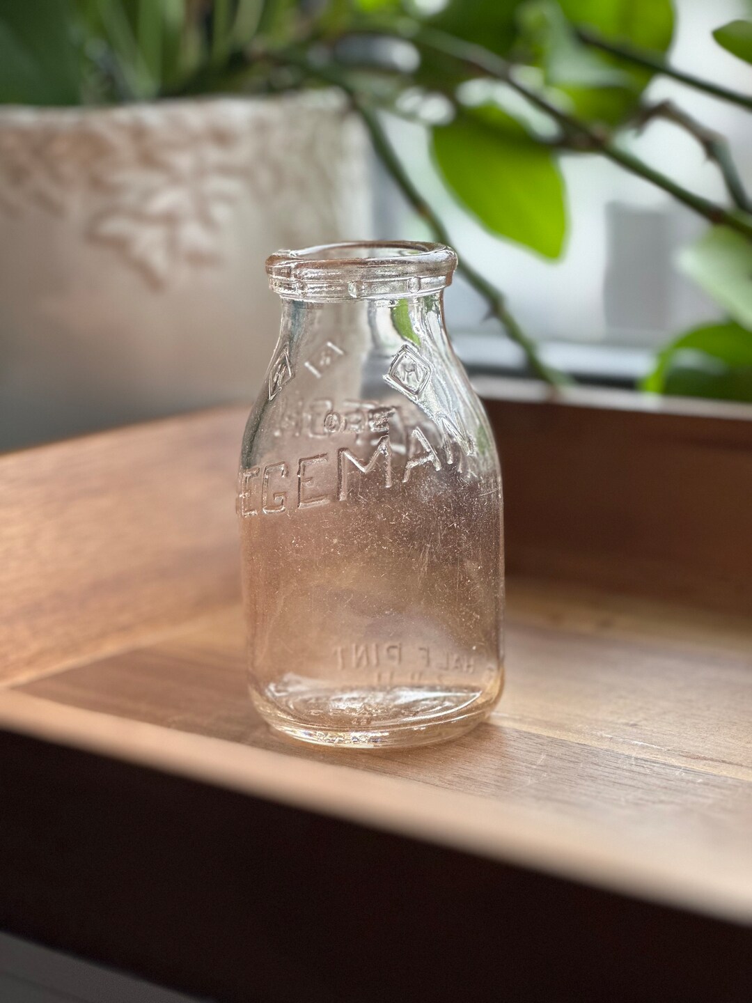 1953 Hegeman Store Hamilton Half Pint Milk Bottle - Etsy