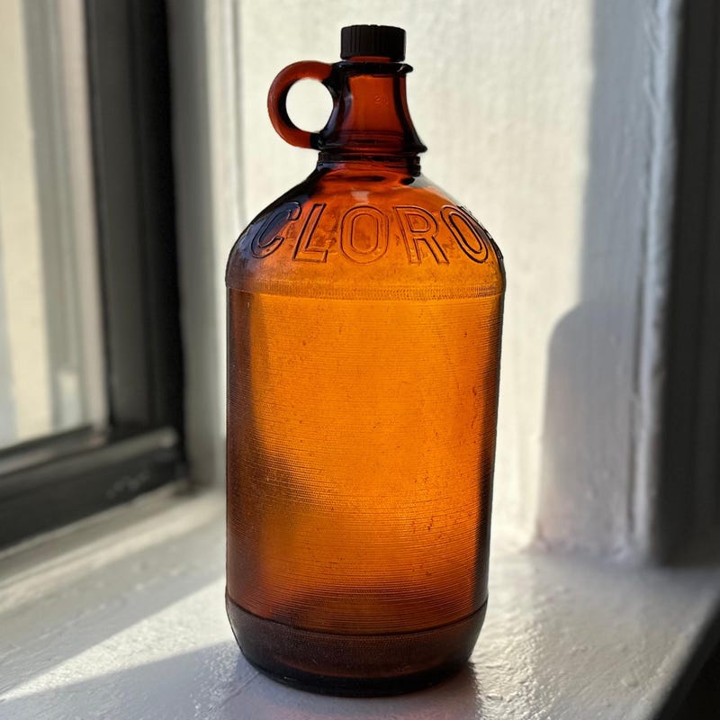 Amber Glass Jug - Etsy