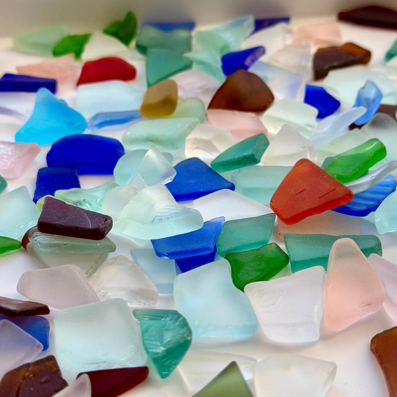 Tumbled Glass - Etsy