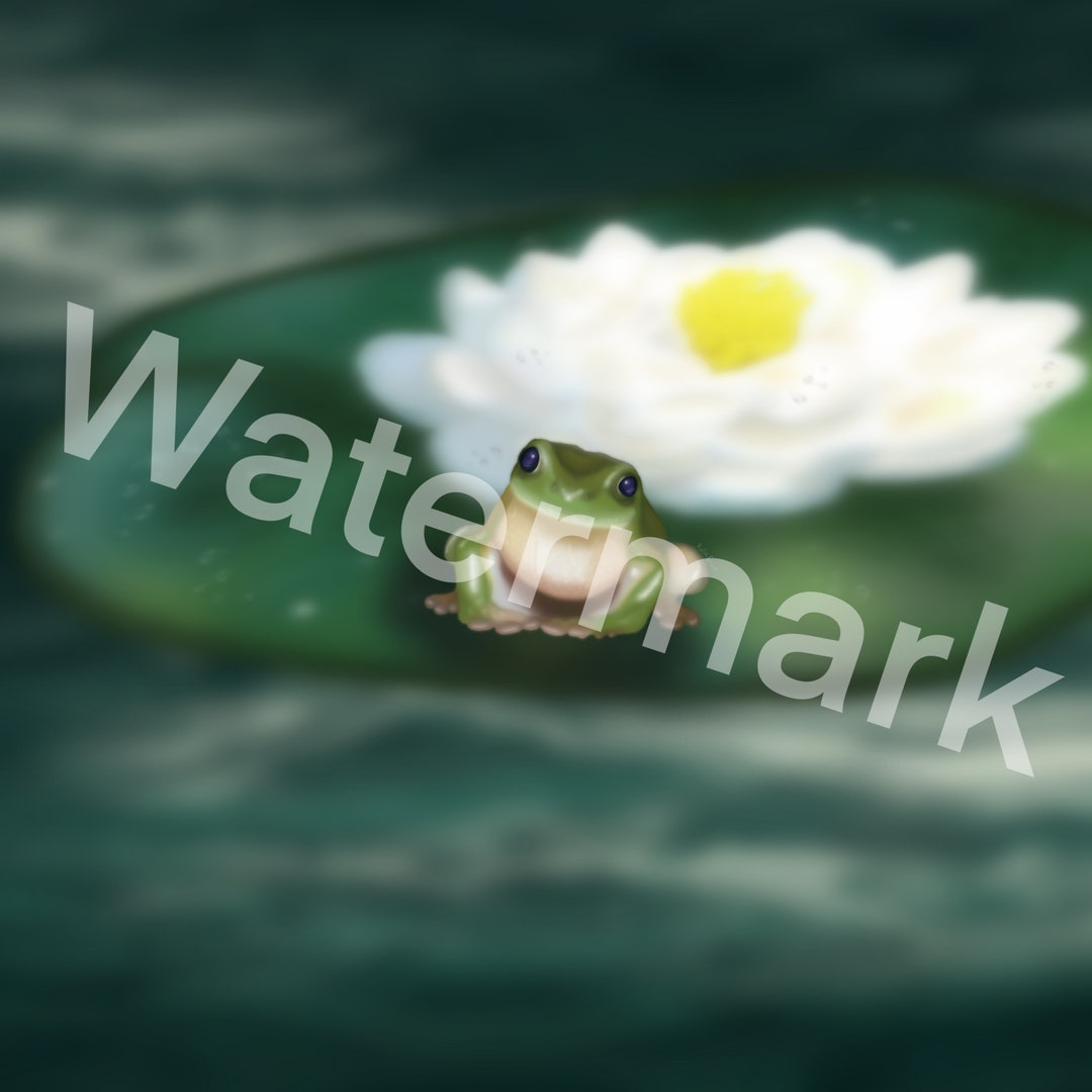 Lil’ Froggy Digital Art - Etsy