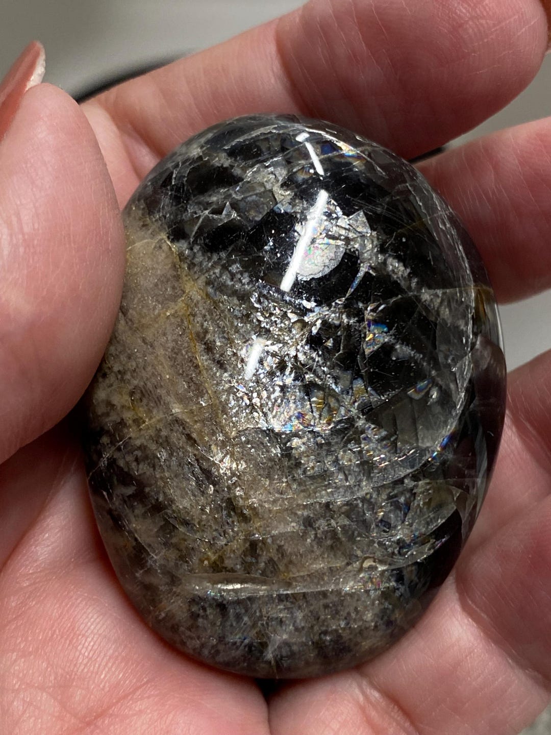 Black Moonstone - Etsy