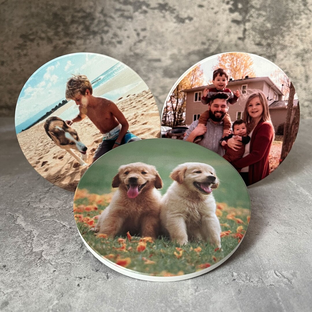 Personalised Photo Coasters, Customised Ceramic Coaster,choose Your ...