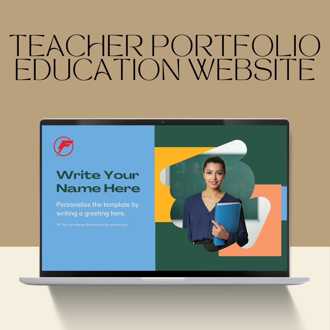 Retro Digital Teaching Portfolio Bundle Teacher Portfolio Google Site ...