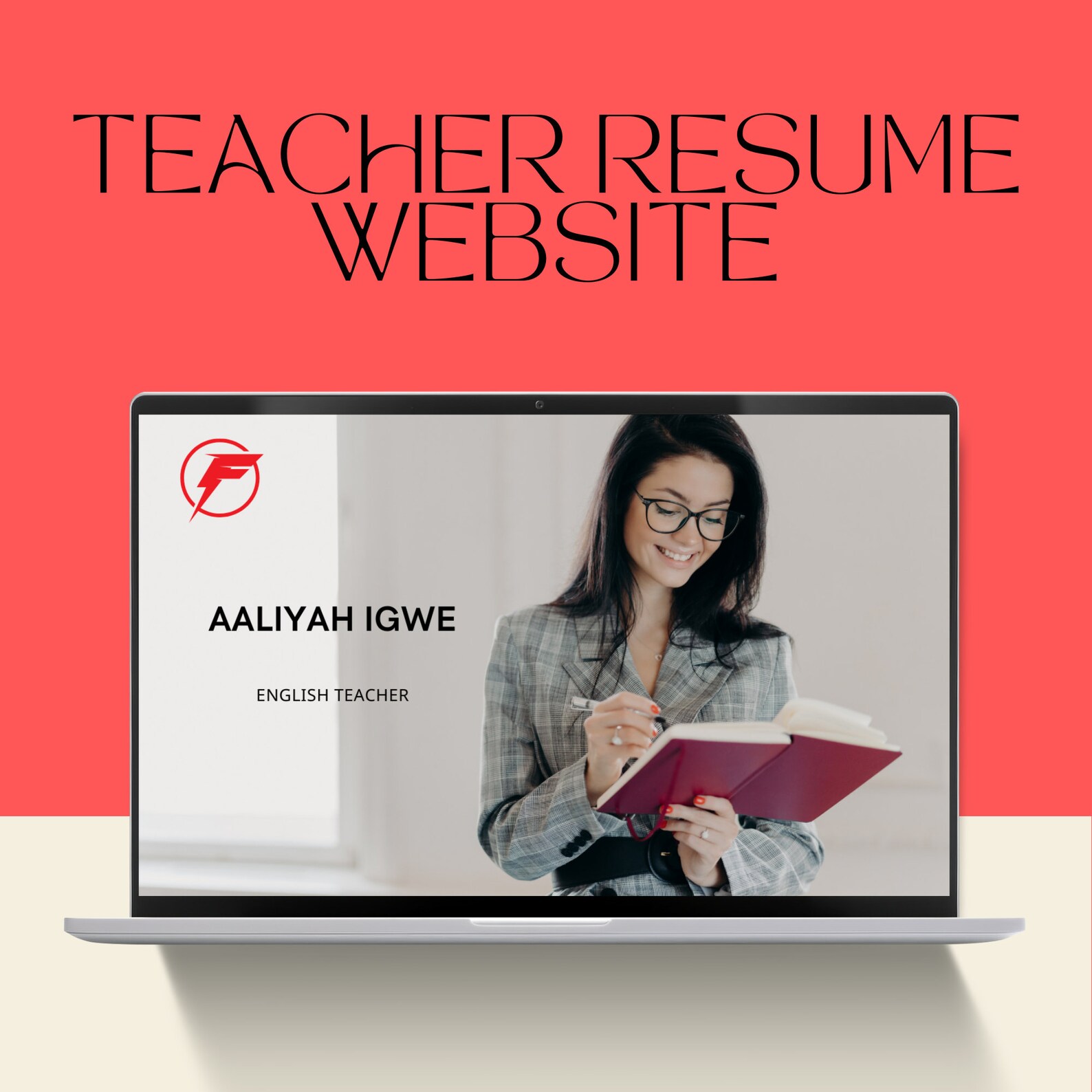 Teaching Resume Portfolio Website Template Teacher Portfolio Google ...